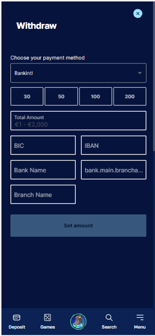 Withdrawal via bank transfer – Help Centre